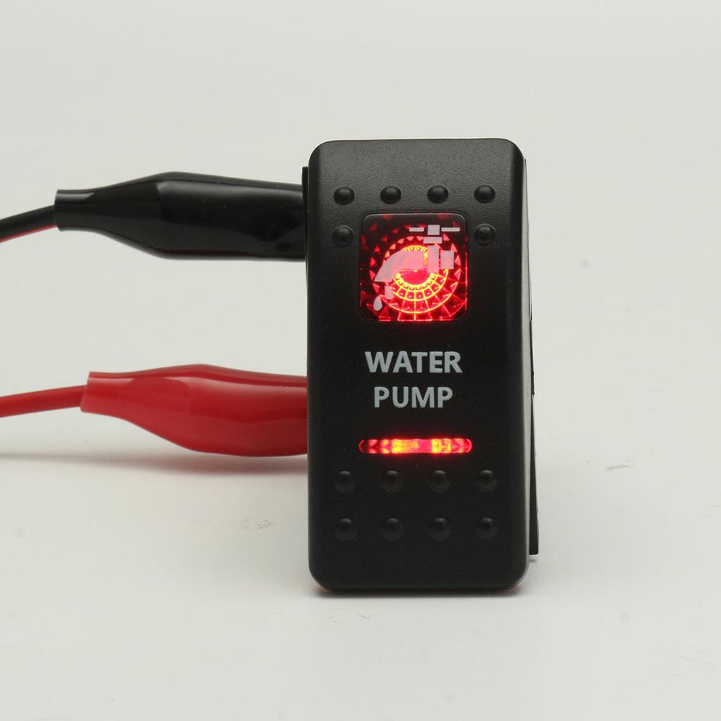 Buy 12V/24V 5 Pins Dual Led Water Pump Rocker Switch SPST ON/OFF Car ...