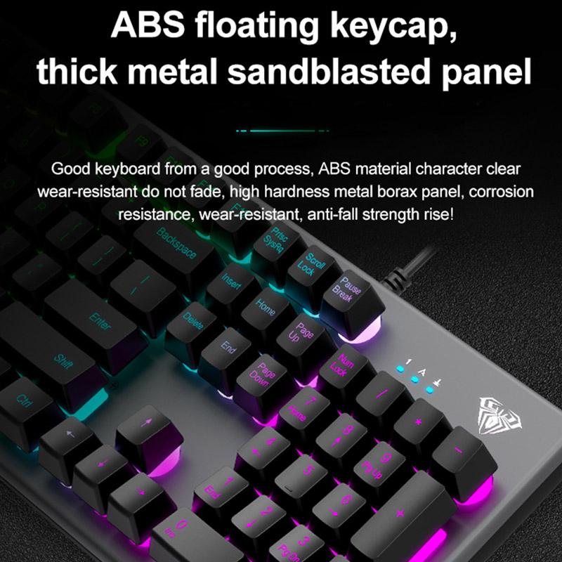 Buy AULA Gaming Keyboard S2056 Square Keycap Wired 26keys without Punch ...