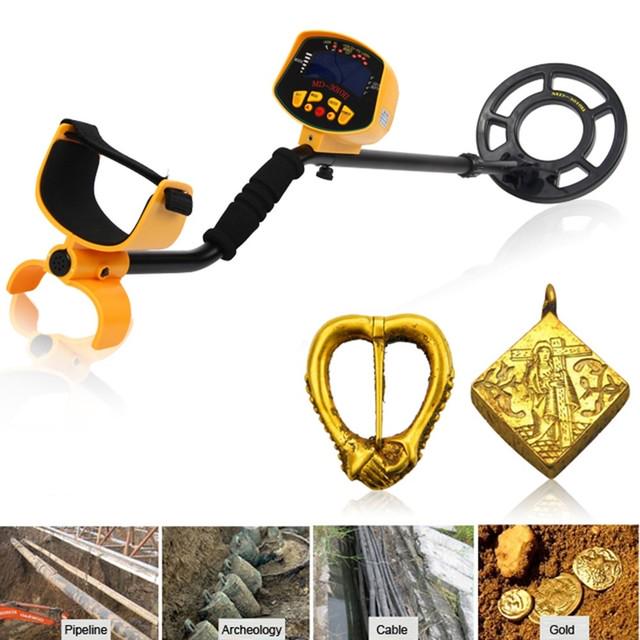 Buy Fashion Metal Detector LCD Screen Deep Target Power Coils Treasure ...