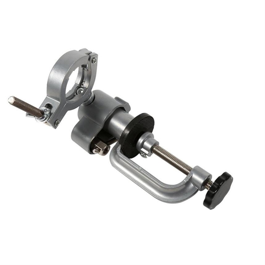 Buy Grinder Rotating Tool Electric Drill Stand Silver 360 Degree ...