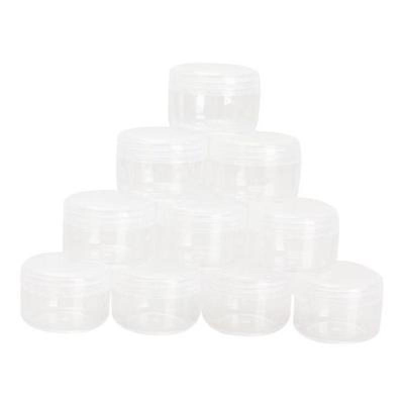 Buy 10Pcs Mini Cosmetic Empty Jar Pot Eyeshadow Makeup Face Cream ...