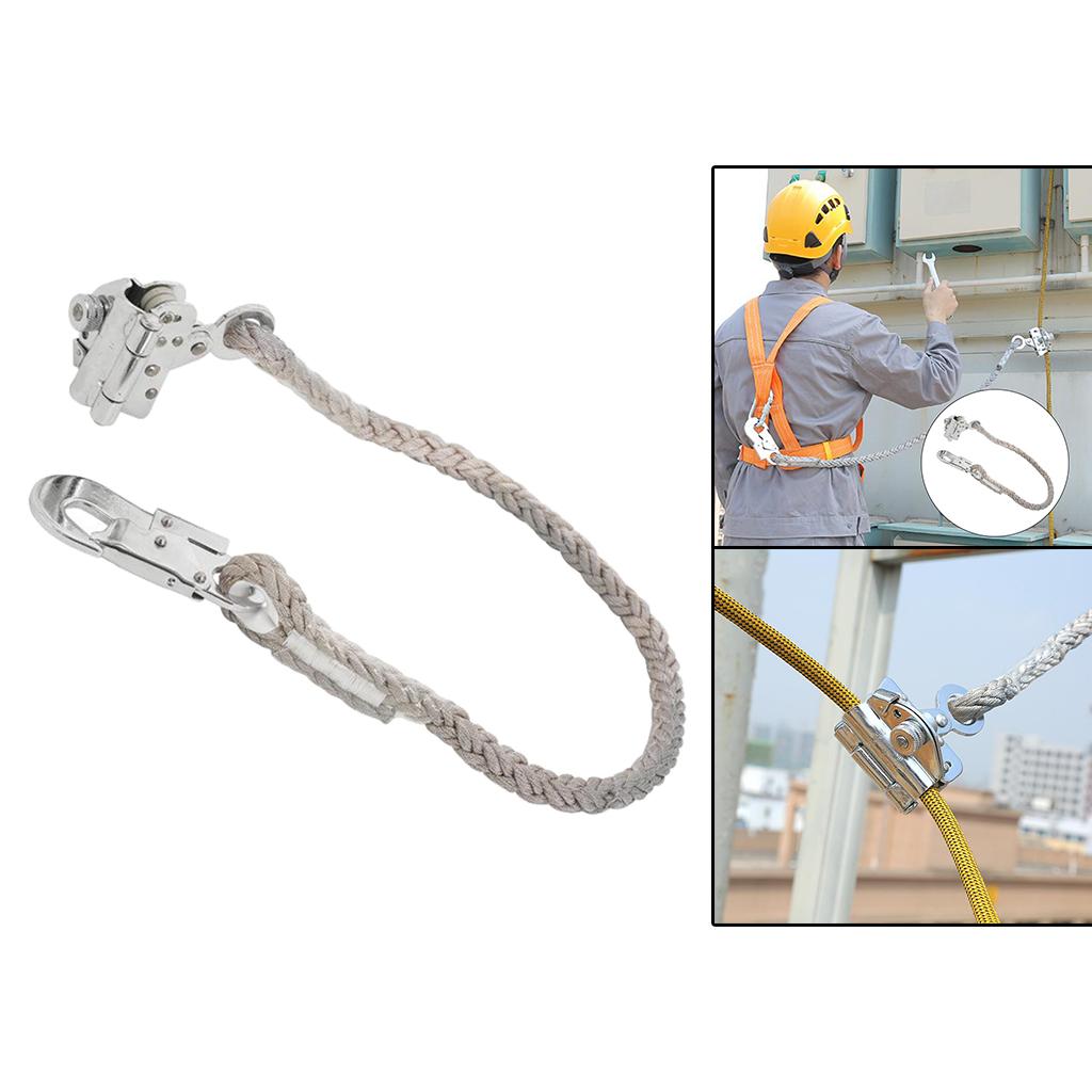 Buy Rope Grab with Lanyard Snap Hook Outdoor Climbing Fall Protection ...