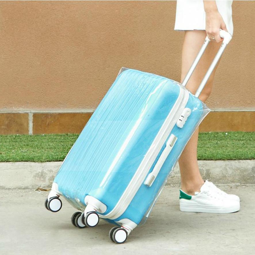 Fashion New Travel On Road Transparent Luggage Cover Protective ...