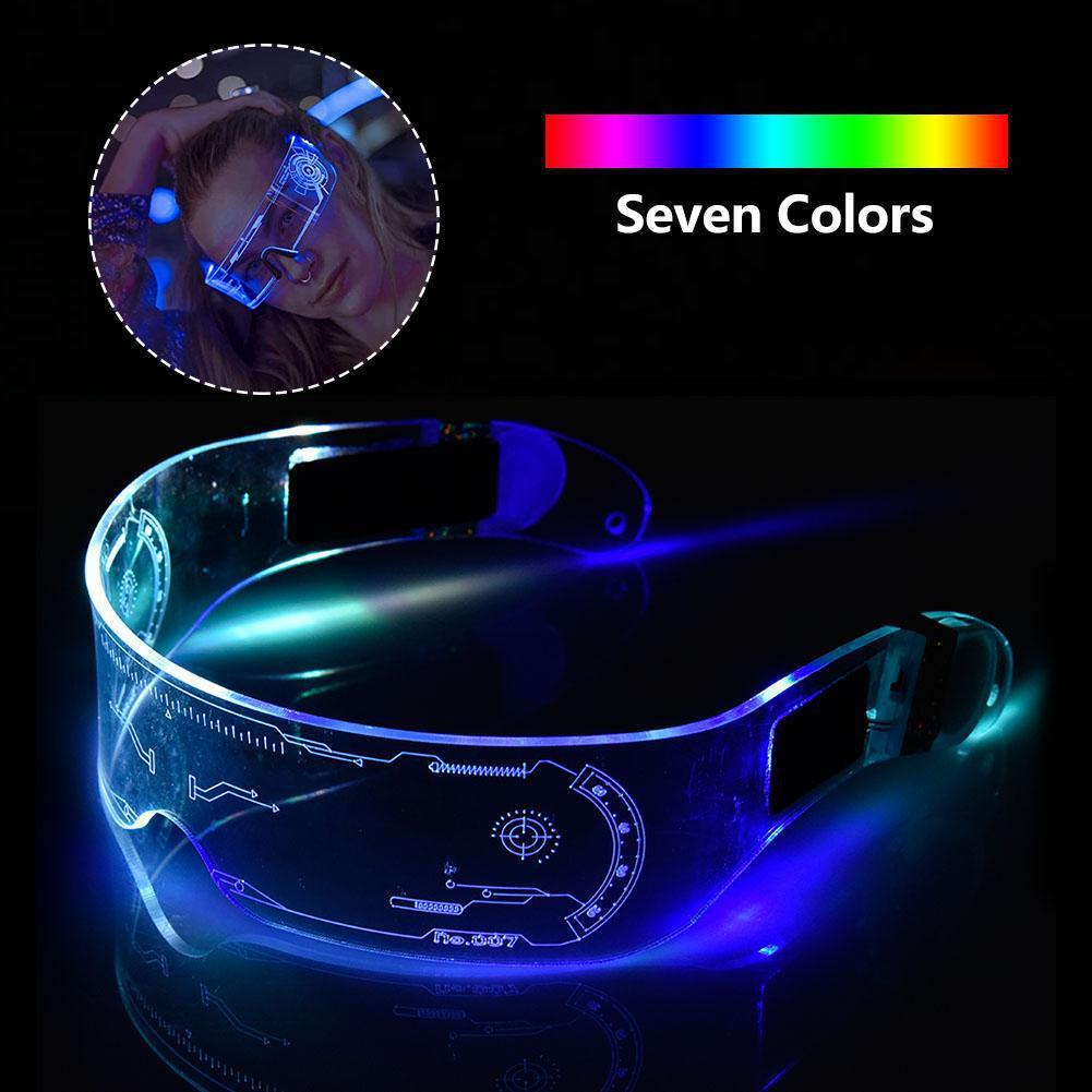 Buy Stylish Party New Light Up Visor Eyewear Unisex LED Men Women For ...