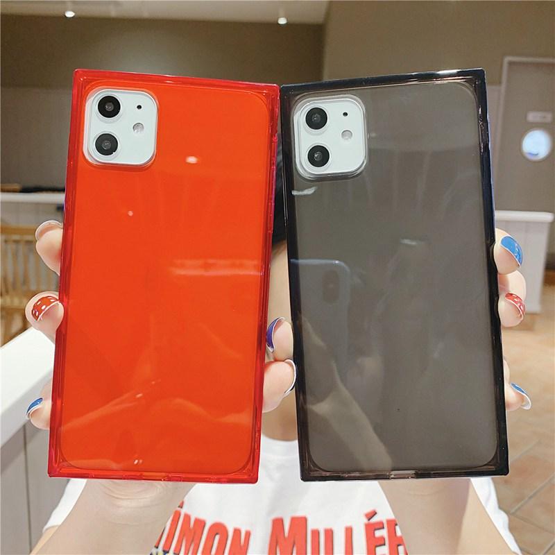 Buy Transparent Solid Color Drop-Proof Soft Case for Iphone Xs 11 Pro ...