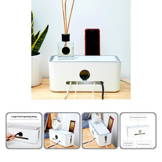 Buy High-quality Desk Steady Cable Storage Box Large Space Wire ...