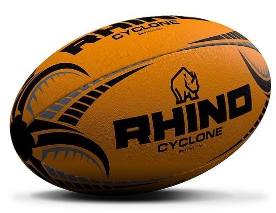 Buy Rhino Cyclone XV Training Rugby Rugby Ball? neon orange rrb0984 at ...