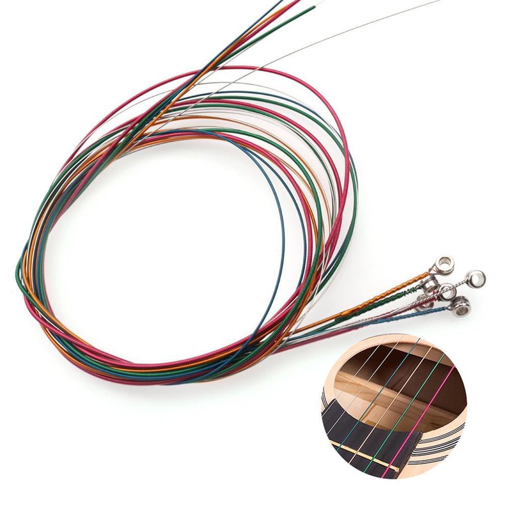 Buy Joliannss Folk Guitar Strings Strings Stainless Steel Wire Core ...