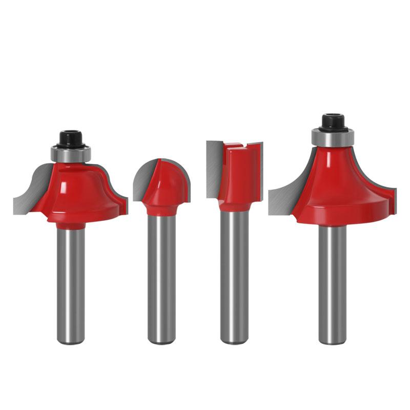 Cheap 15pcs 1/4inch 8mm 6mm Router Bit Set Trimming Straight Milling ...