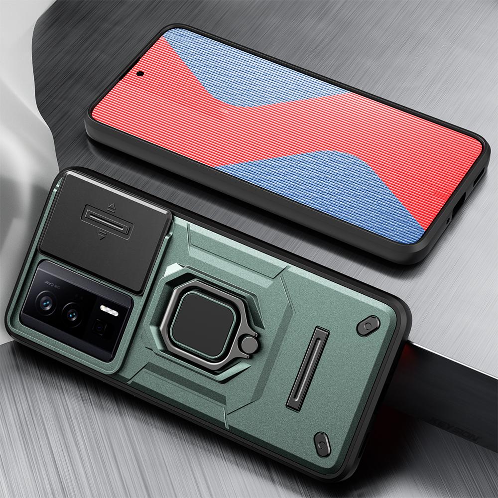 Cheap KEYSION Shockproof Armor Case for Xiaomi POCO F5 Pro Slide Camera ...