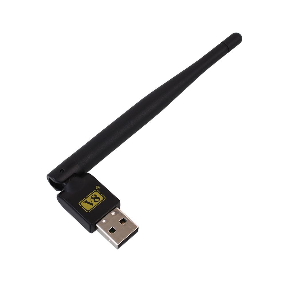 Buy V8 Mini Portable USB 2.0 WiFi Antenna Dongle Adapter Satellite TV ...