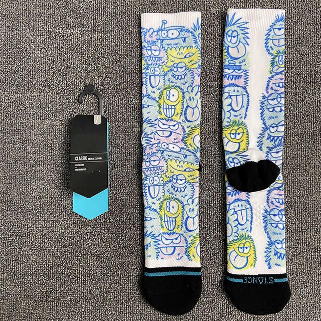 Buy Stanced Socks Basketball Skateboard 3D Printing Hip Hop Sock for ...