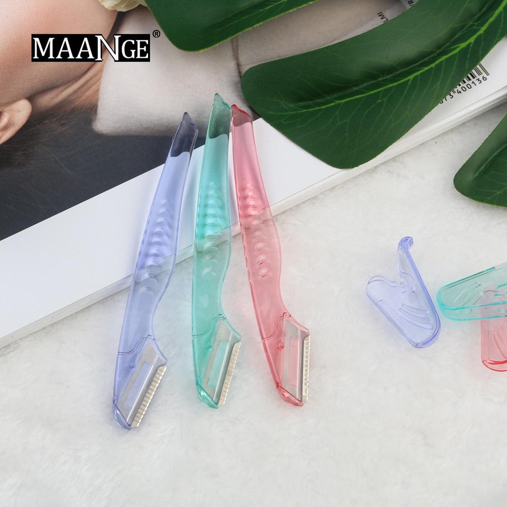 Buy 3pcs/pack Eyebrow Trimmer Makeup Knife Eyebrow Blades Face Hair ...