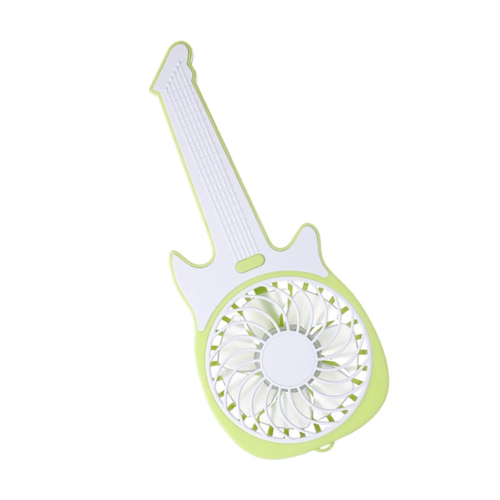 Buy Portable Guitar Fan Desktop Fan USB Rechargeable Mini Cooling Fan ...