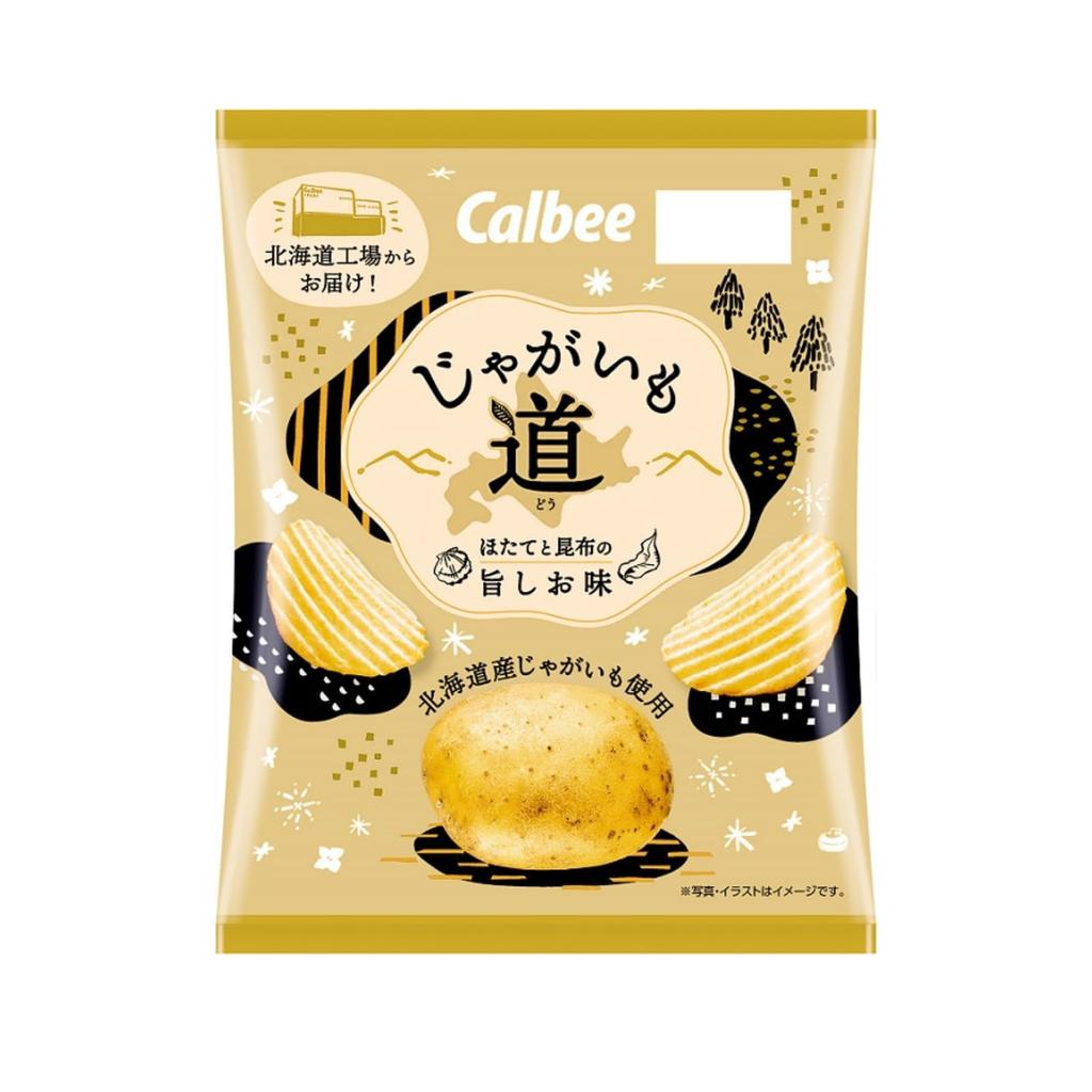 Buy Calbee Potato Chips Potato Michi Scallop and Kelp Flavor 61g X 12 Bags [Limited time ...