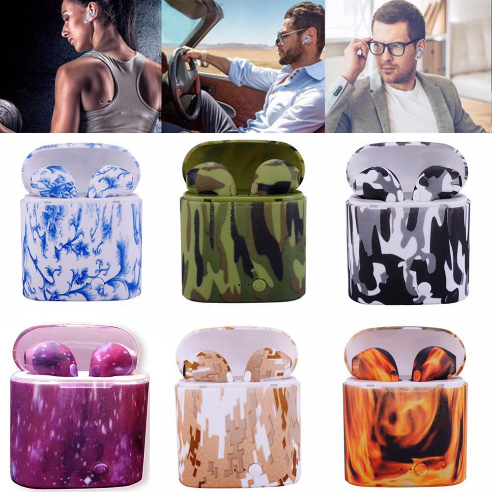 Buy TWS Bluetooth Headphones Colorful Portable Wireless Earphones With ...