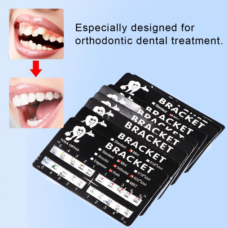 Buy 10 Packs Metal Dental Teeth Orthodontics Brackets Braces Mini Roth ...