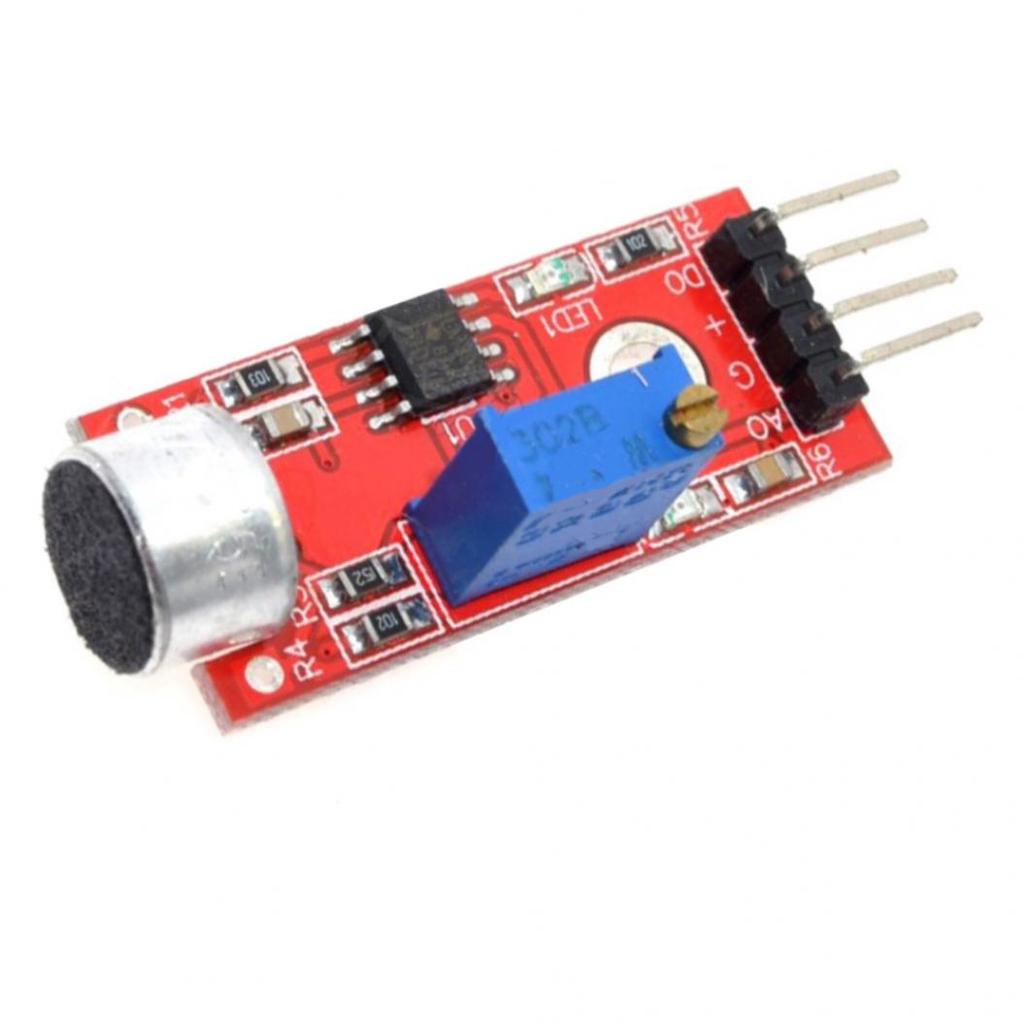 Buy 3mm Microphone AVR PIC Voice Sound Detection Sensor Module KY-037 ...