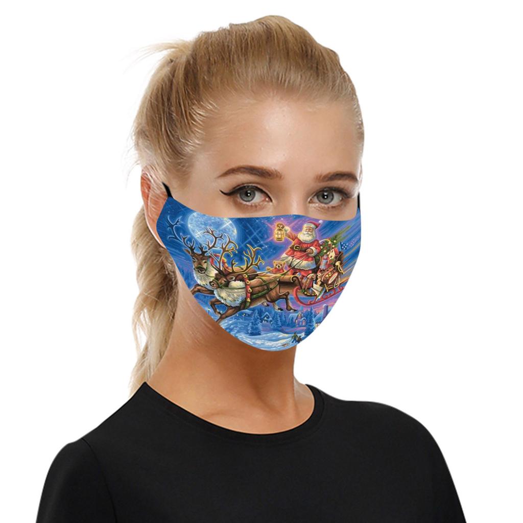 Buy SOC 5PCS Adult CSOCistmas Face Mouth Mask Adjustable Sport Outdoor ...