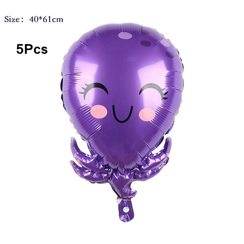Buy Puffer Fish Shark Starfish Foil Helium Balloons Marine Life Globos ...
