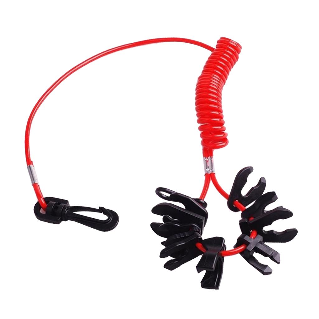 Buy Universal Boat Coiled 11 Key Emergency Engine Cut Off Kill Switch ...
