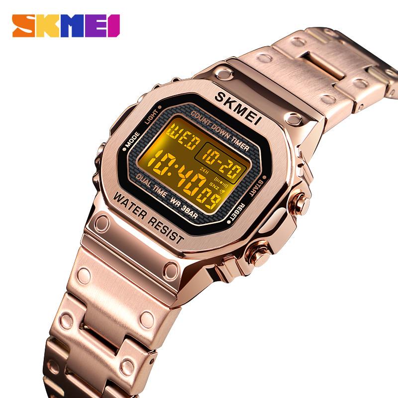 Buy SKMEI Women Watches Classic Fashion Luxury Rose Gold Watch Sports ...