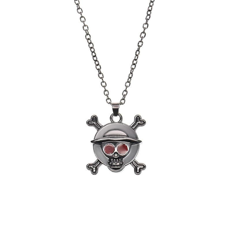 Buy Halloween Necklace Pumpkin Ghost Pendant Skull Bat Necklace Jewelry ...