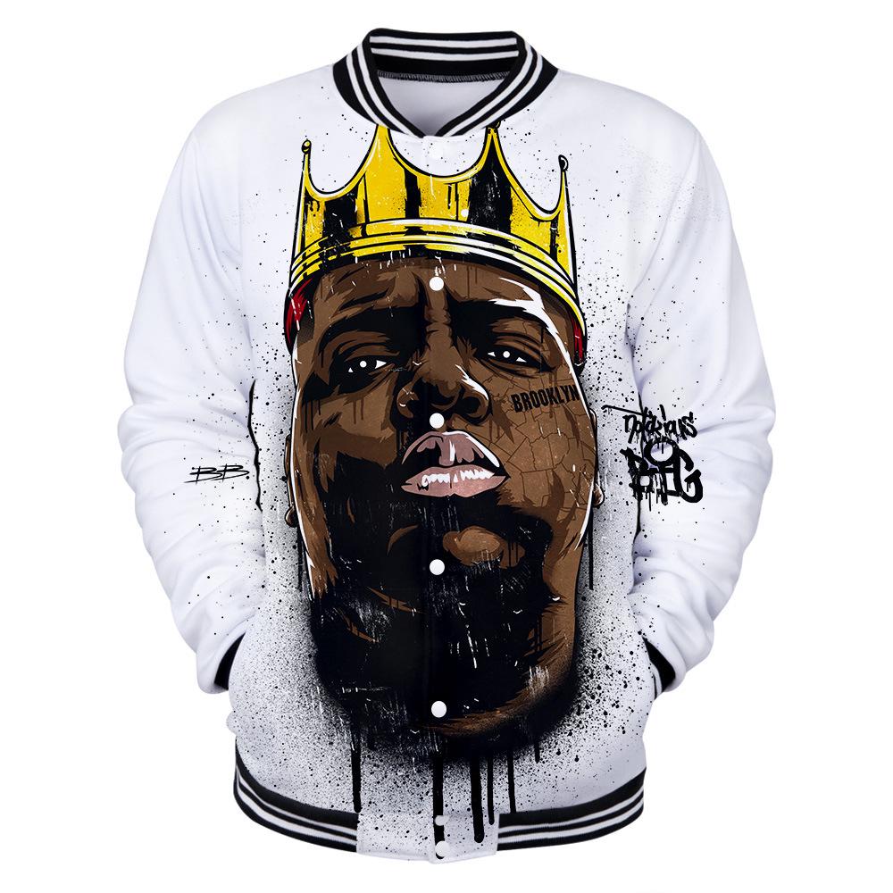 Buy Rapper Biggie 2pac 3d Printing Sweater Legend of Rap Men and Women ...