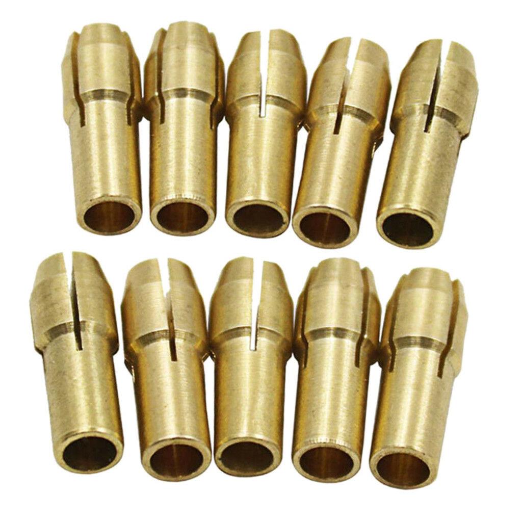 Buy 10Pcs 0.5-3.2mm 4.8mm Electric Grinder Drill Bit Collet Mini Drill ...