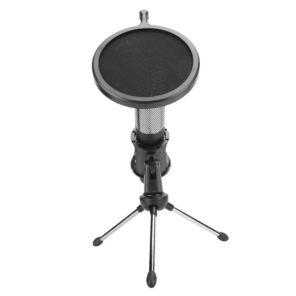 USB Condenser Microphone Studio Tripods Stand Audio Broadcasting Sound ...