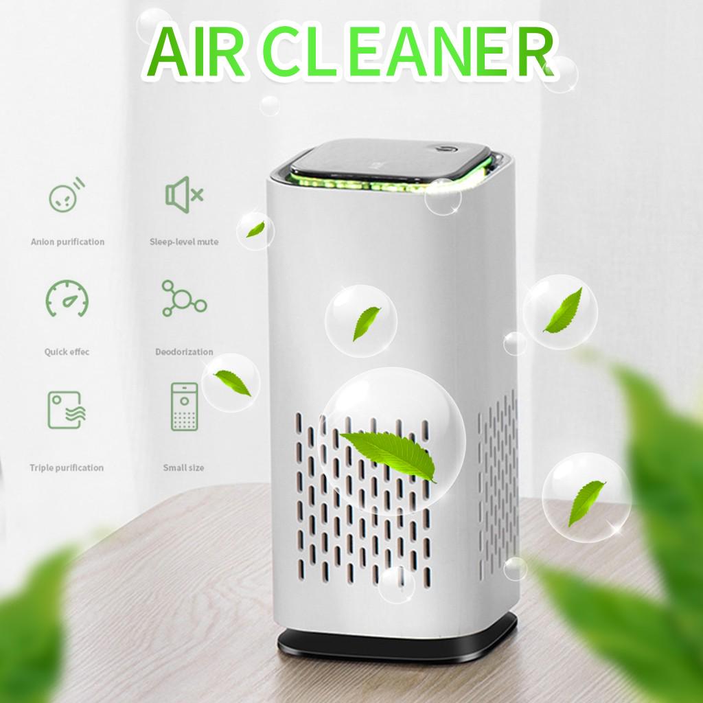 Buy USB Negative Ion Air Purifier Mini Portable Office Home Desktop ...
