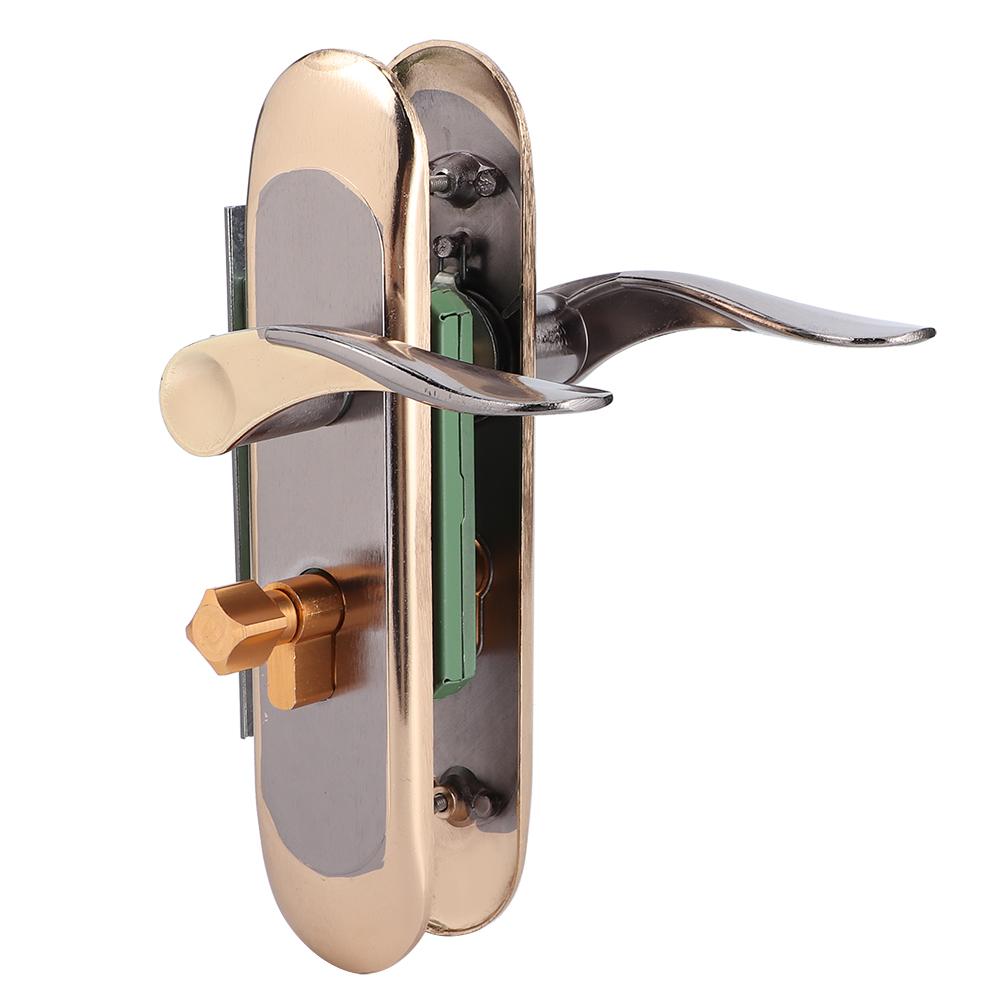 Buy Security Door Handle Lock Aluminum Alloy Door Handle Lock ...