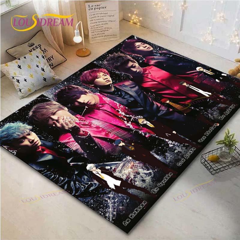 Kpop Bangtan Boys BTS Carpet Living Room Bedroom Bedside Mat Study Room ...