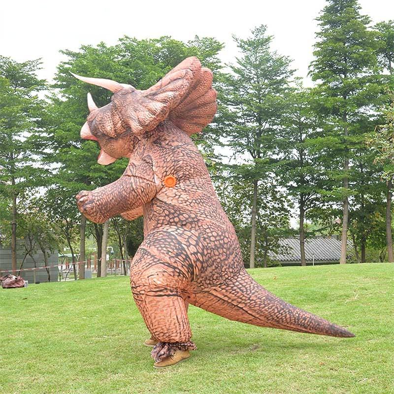 Buy Triceratops Inflatable Halloween Dinosaur Costumes for Adult Full ...