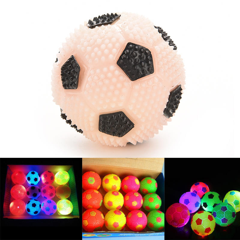 Buy 1 X Flashing Bouncing Balls Sounding Ball Mini Football with LED ...
