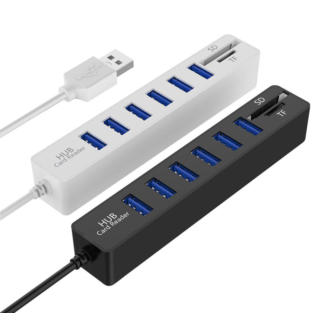 Buy 6 Port USB 2.0 HUB Combo Micro Card Reader SD/TF High Speed Multi ...