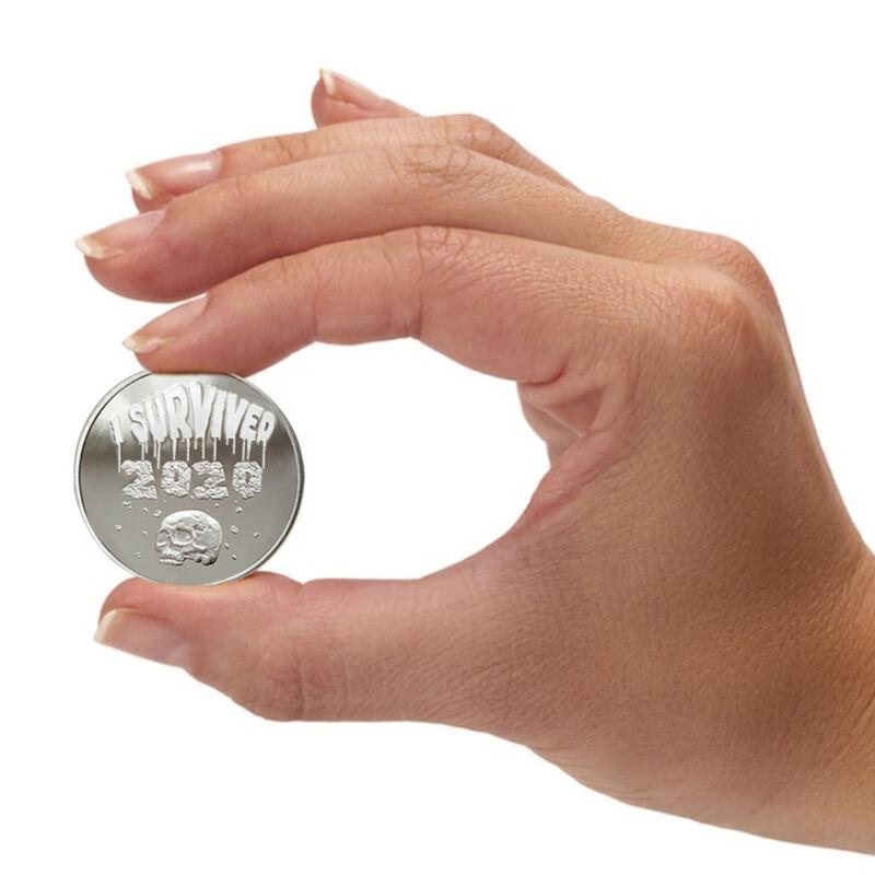 Buy I Survived 2020 The Commemorative Gold/ Silver Plated Coin Absurd ...