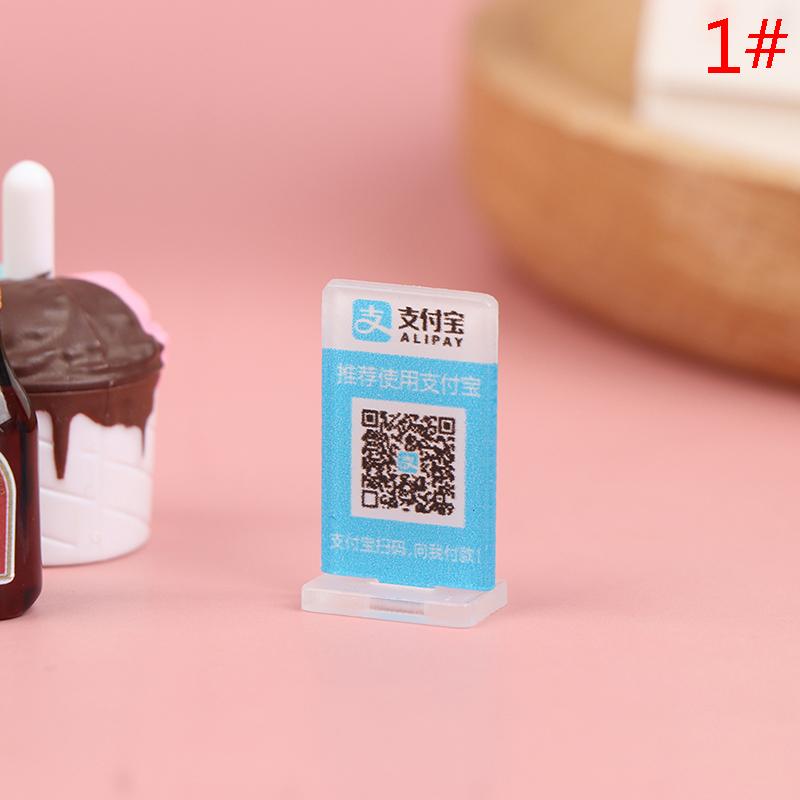 Buy 1Pc Dollhouse Simulation Mini Qr Code Supermarket Scene Miniature ...