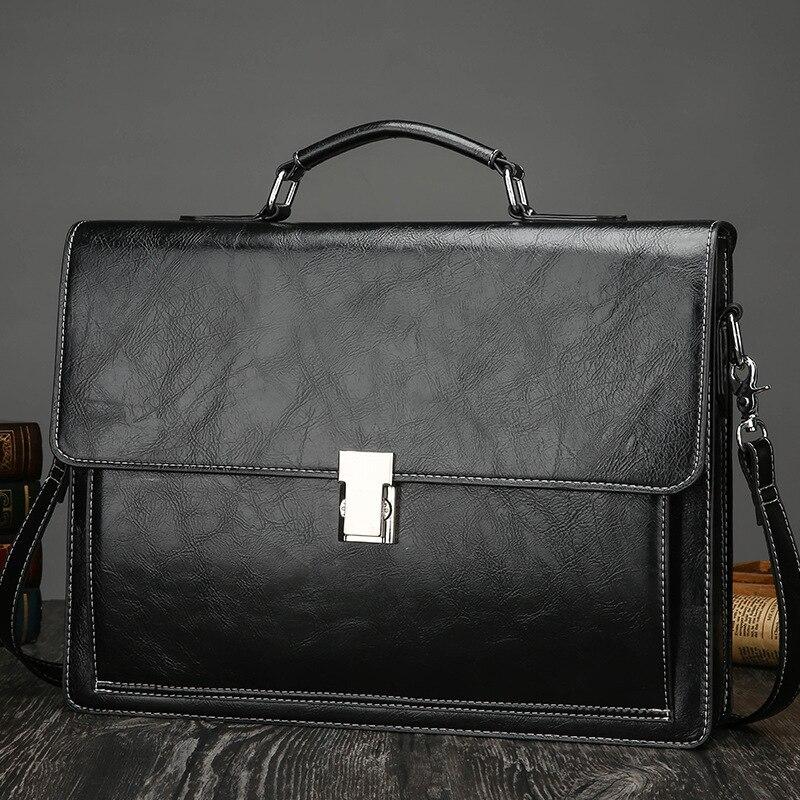 Cheap Men 'S Laptop Messenger Computer Bag Men Leather Business ...