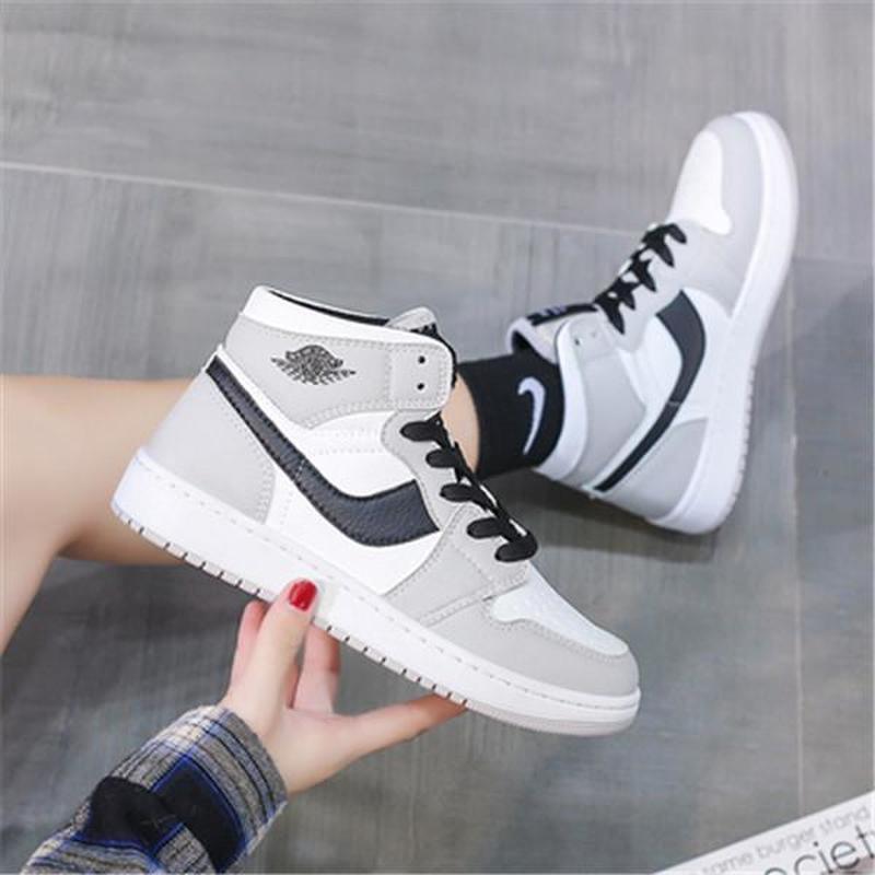 Buy New Aj Breathable Non-slip Vulcanized Casual Running High-top ...
