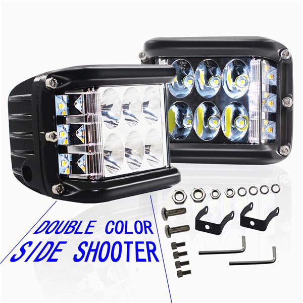 Buy 4 Side Shooter Pods Combo LED Work Light Off-road Driving Lamp ...