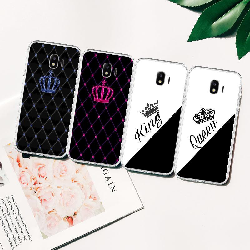 Buy King Queen Transparent Mobile Phone Shell forSamsung Galaxy S8 S9 ...