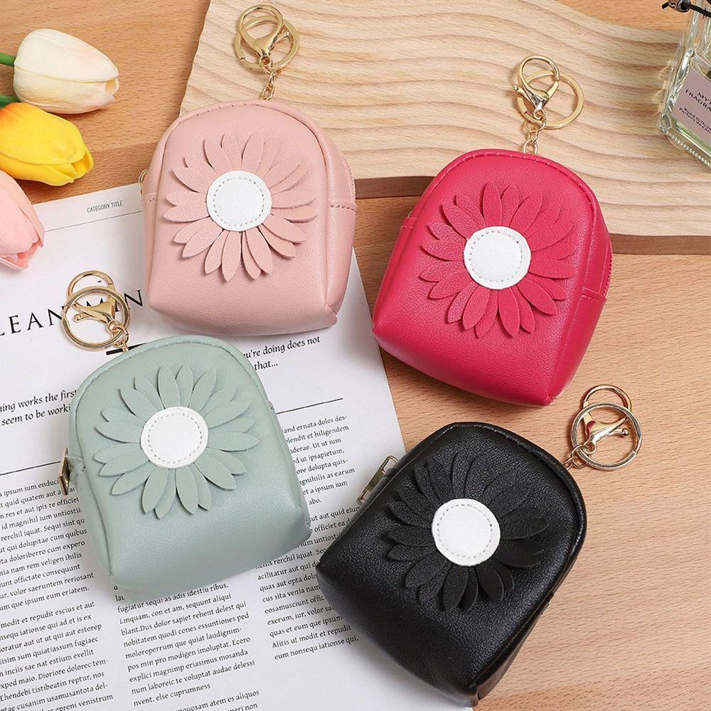 Buy Multi-functional Small Cute Zipper Mini Wallet Coin Bag PU Clutch ...