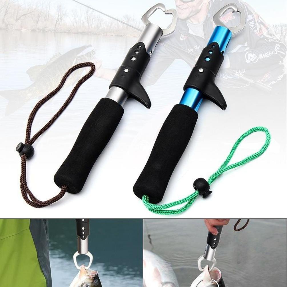 Outdoor Portable Stainless Steel Lock Fish Gripper Grabber Fishing ...