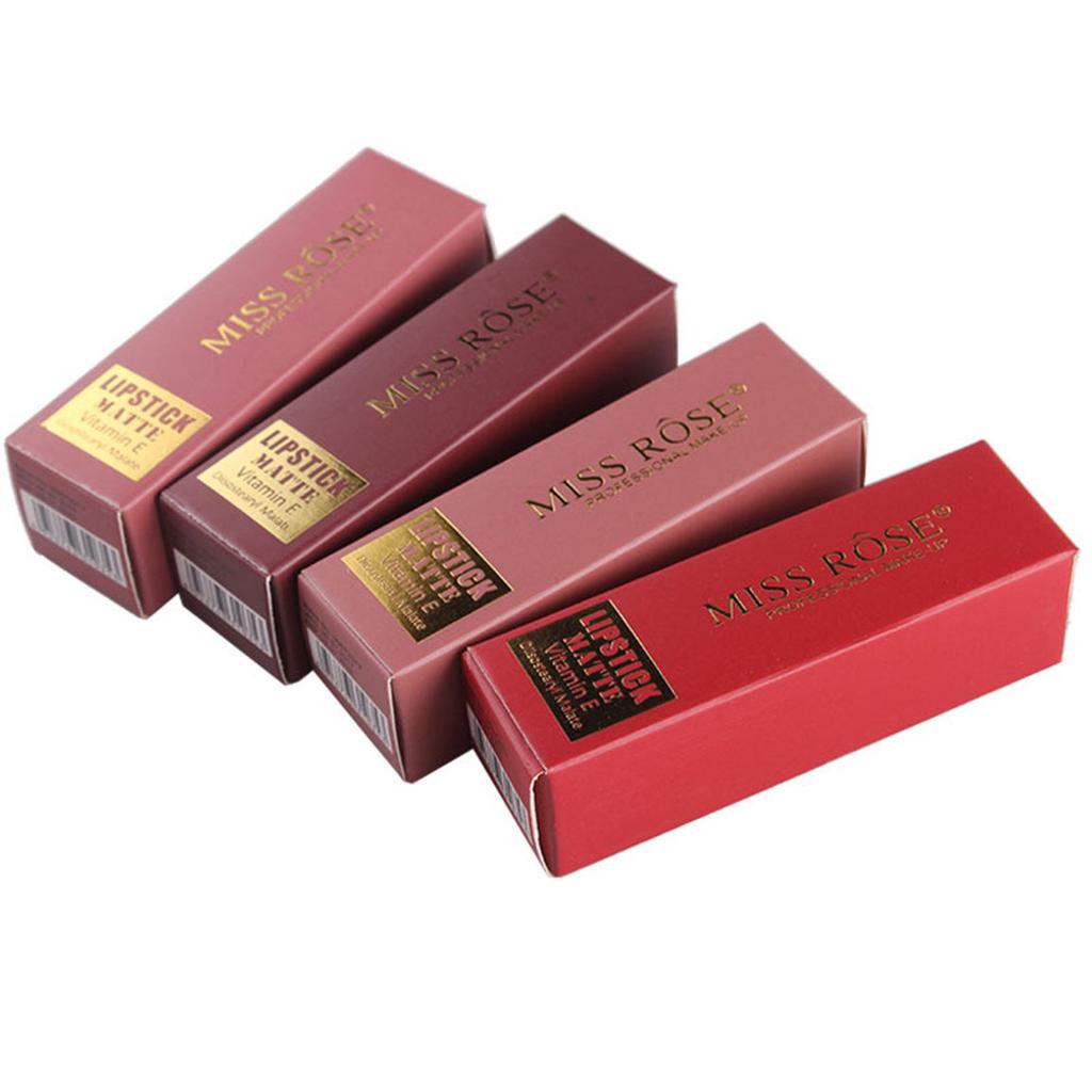Buy GG MISS ROSE Lipstick Matte Square Tube Lipstick Vitamin E ...