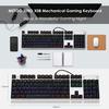 Buy METOO ZERO X08 Mechanical Gaming Keyboard 104 Keys Sesameblack at ...