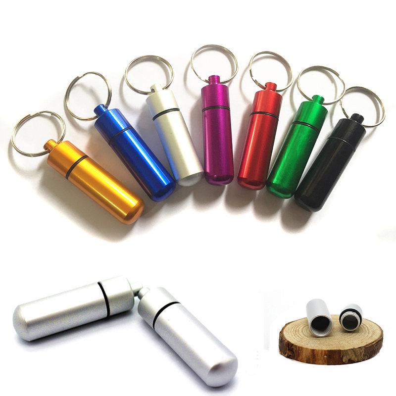 Maijiabao Random Color Mini Waterproof Aluminum Medicine Pill Box Case ...