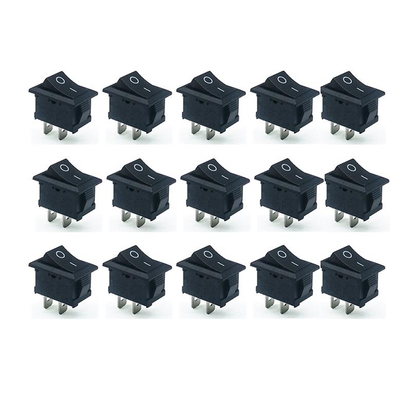 Buy Mini Black on/Off Rocker Switches 2Pin 2Position Car Dash Boat ...