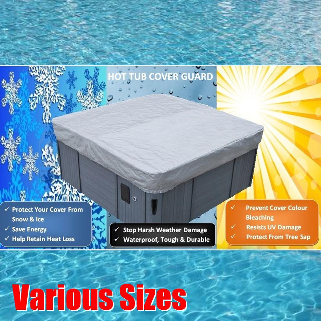 Buy Hot Tub Spa Cover Cap Guard Waterproof Dust Protector Harsh Weather ...