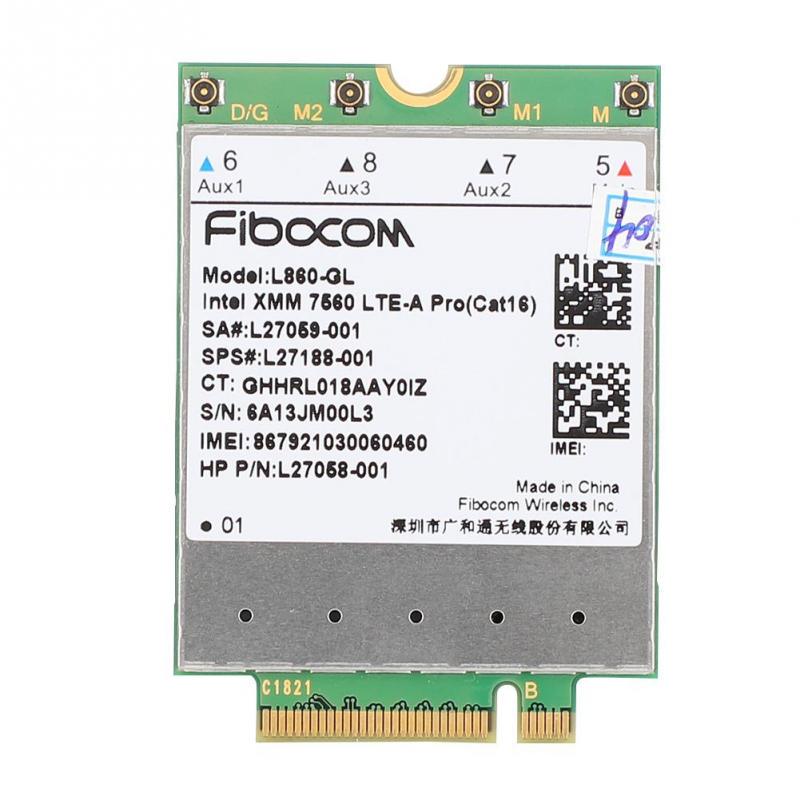 Fibocom Cat16 1Gbps L860-GL 4G LTE Modülü 4x4 MIMO 256QAM LTE-A ...